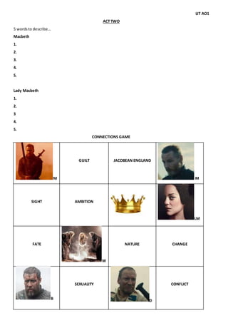 Macbeth Booklet | DOCX | Fantasy | Genres