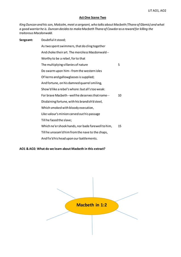 Macbeth Booklet | DOCX | Fantasy | Genres