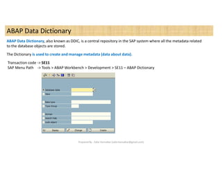 000+SAP+ABAP+DDIC.pdf 123 sap mock with tax | PDF