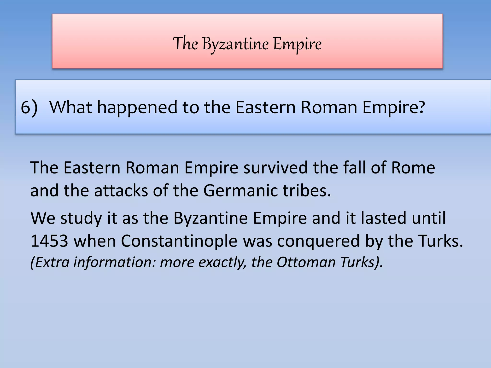 Early Middle Ages - Part 1 | PPTX