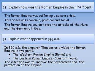 Early Middle Ages - Unit 1 - Part 1 - New | PPTX