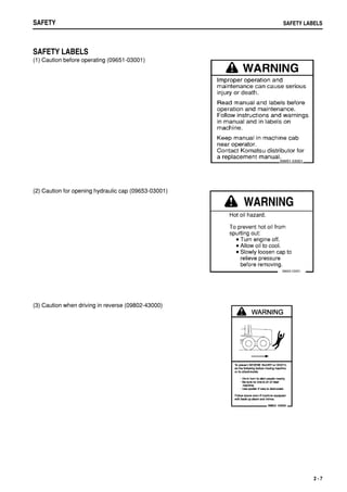 Komatsu Gd655 5 Operation And Maintenance Manual | PDF