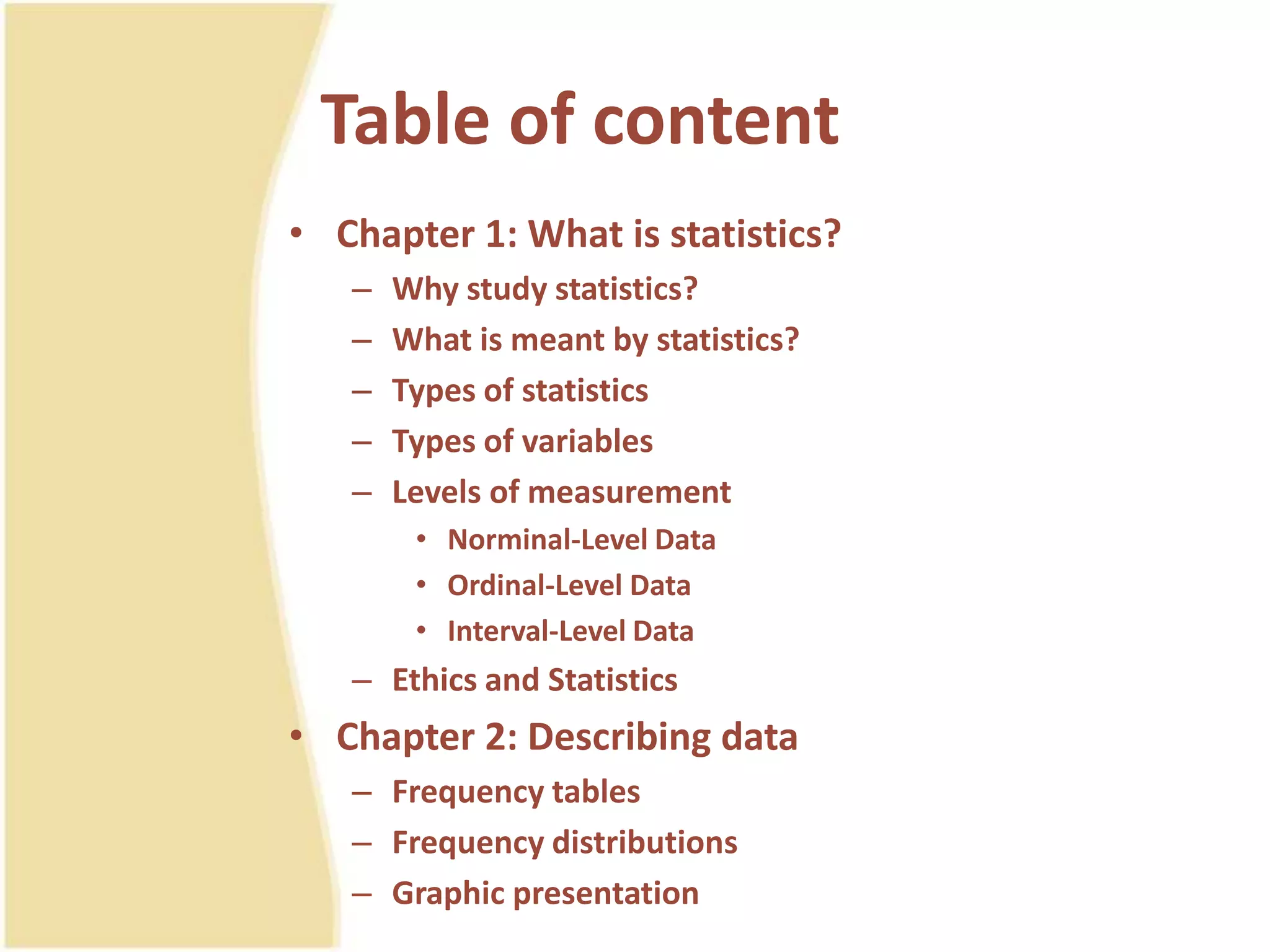 001 Lesson 1 Statistical Techniques for Business & Economics | PPT