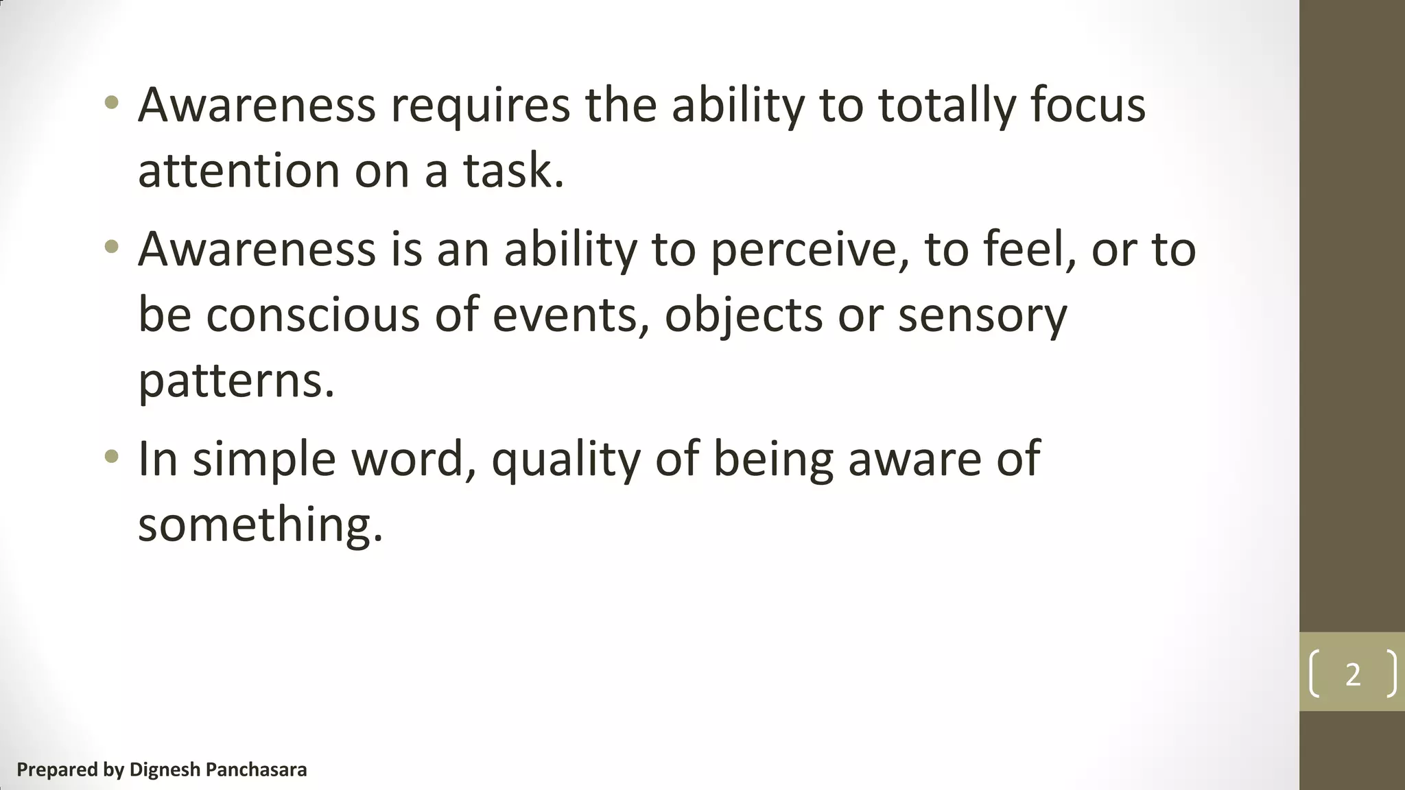 Awareness and SWOT Analysis | PDF