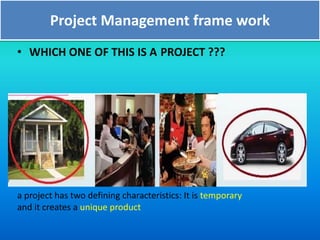 Project management frame work part 1 | PPT