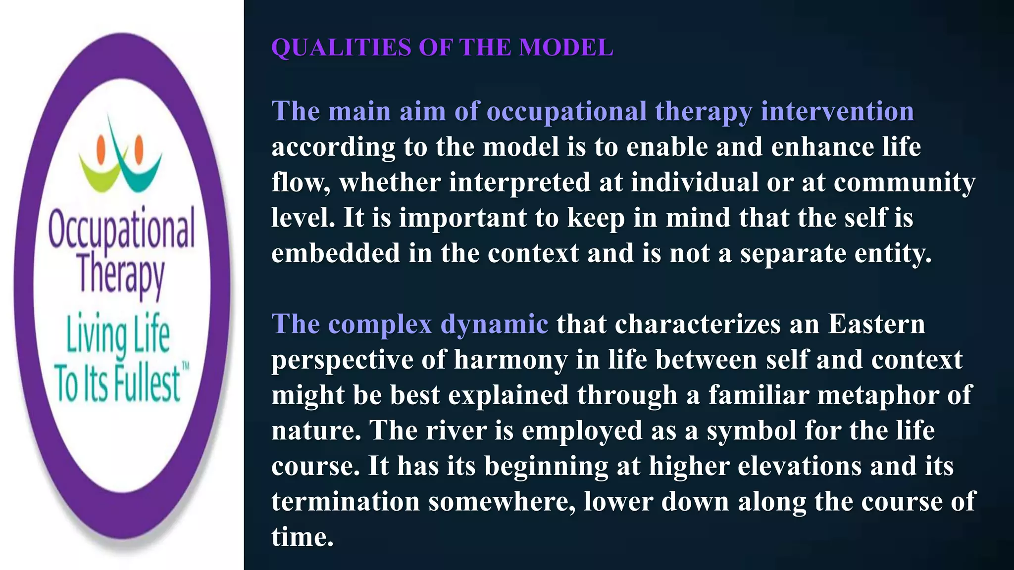 KAWA MODEL OF OCCUPATIONAL THERAPY | PPTX