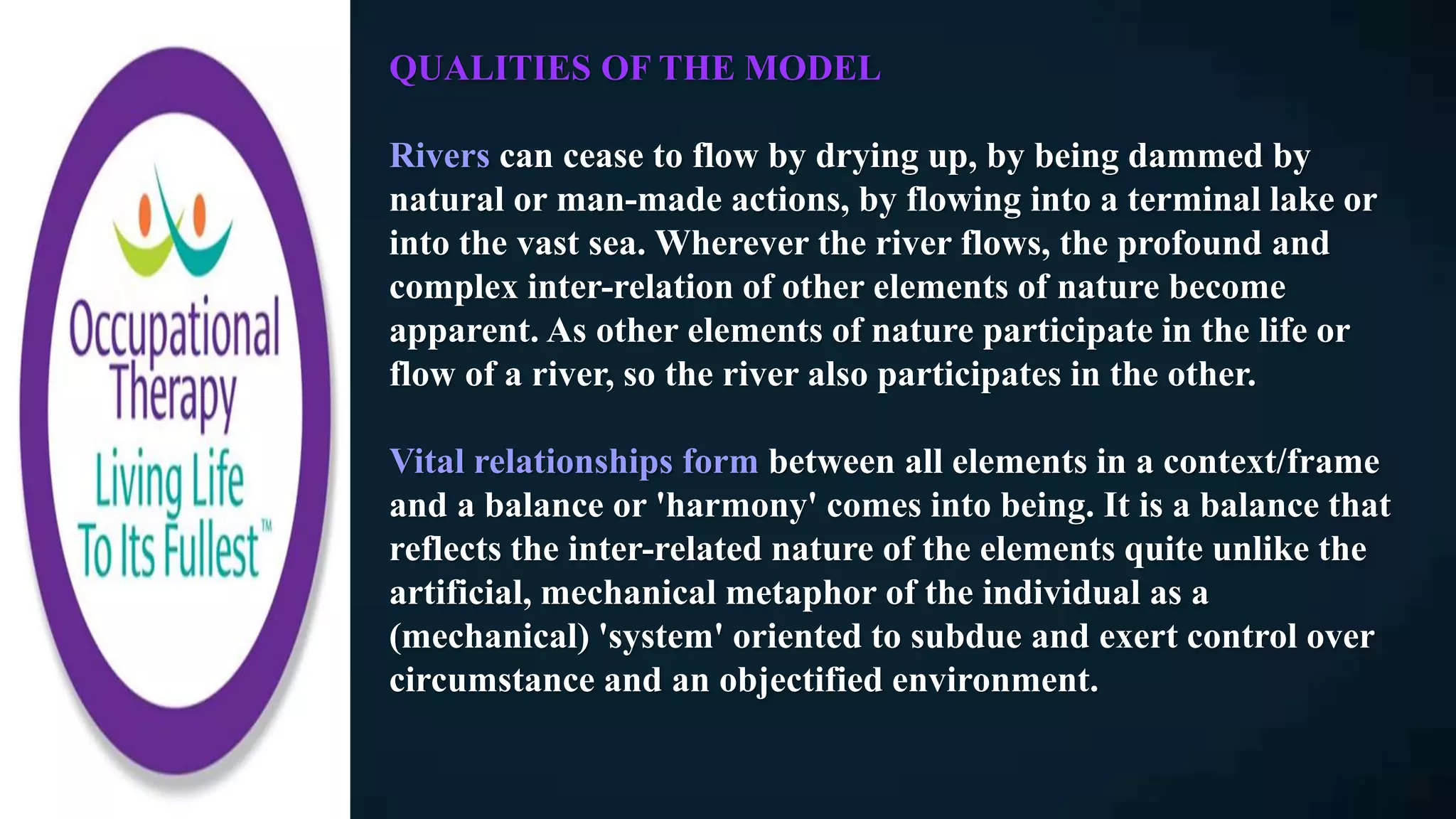 KAWA MODEL OF OCCUPATIONAL THERAPY | PPTX