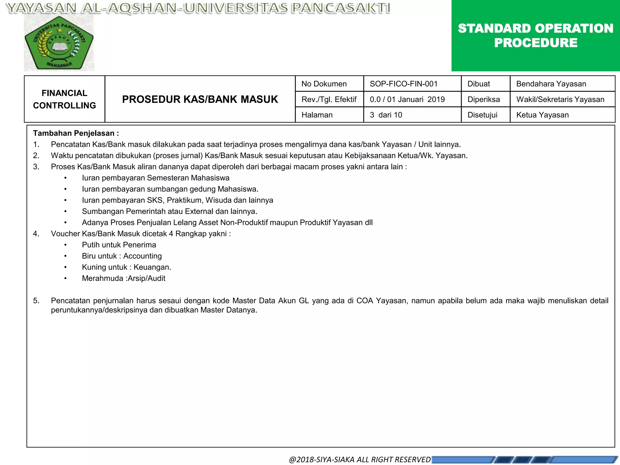 Implementasi SOP - Business Process Finance Accounting _PROSEDUR KAS ...