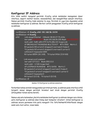 001. konfigurasi dasar debian server | PDF