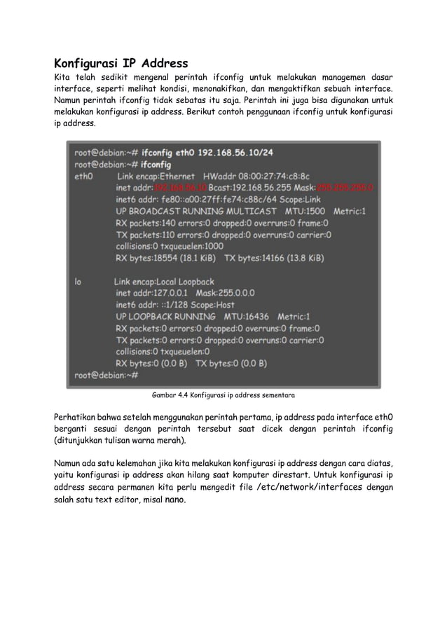 001. konfigurasi dasar debian server | PDF
