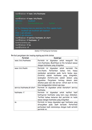 001. konfigurasi dasar debian server | PDF