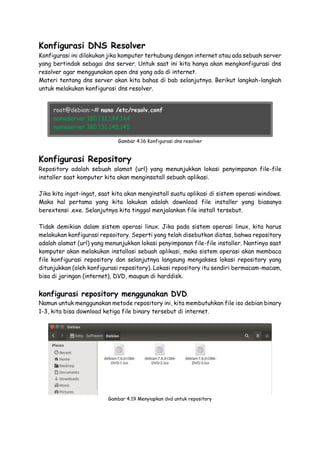 001. konfigurasi dasar debian server | PDF
