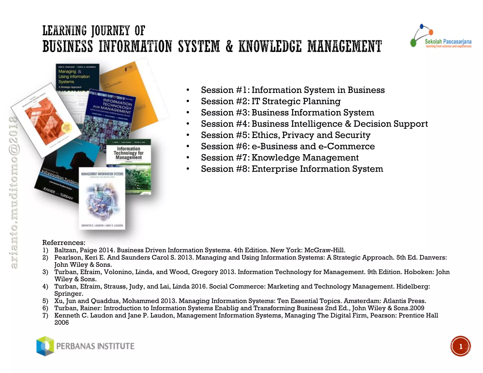[MU630] 001. Information System in Business | PPT