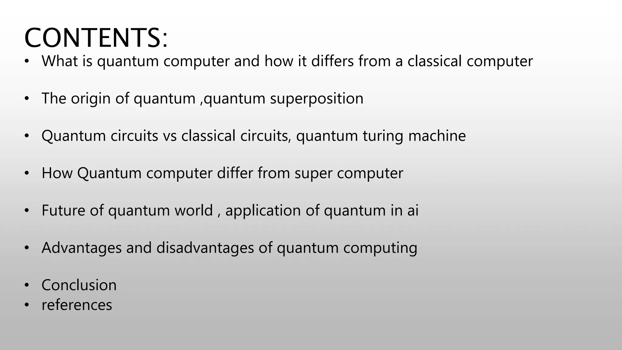 Quantum Computing | PPTX | Computing | Technology & Computing