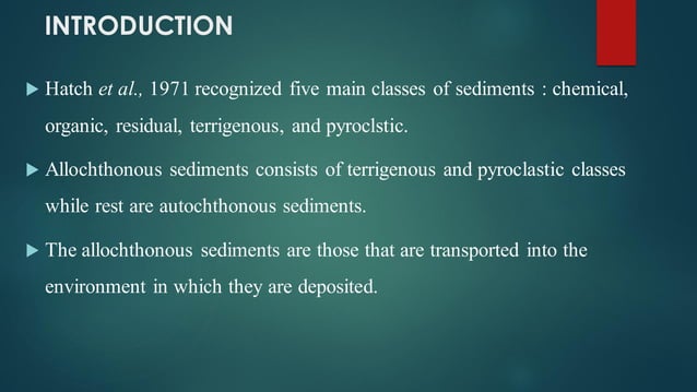 Classification of sedimentary rock- Allochthonous sediments.pdf ...
