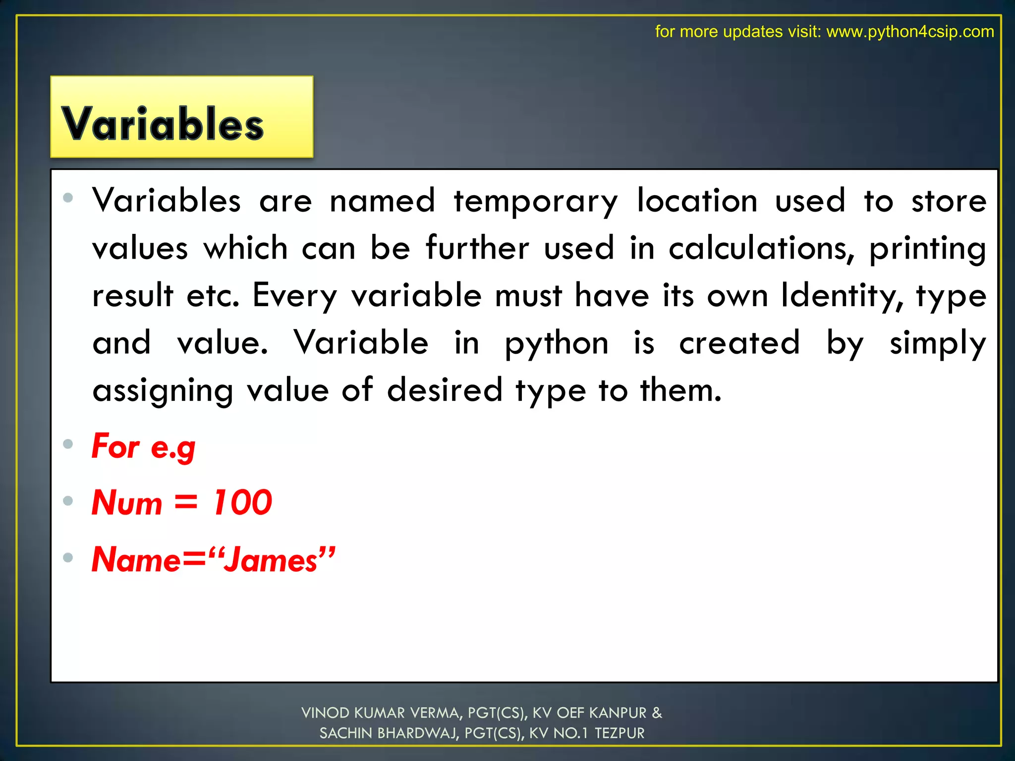 001. PYTHON – REVISION TOUR.pdf | Programming Languages | Computing