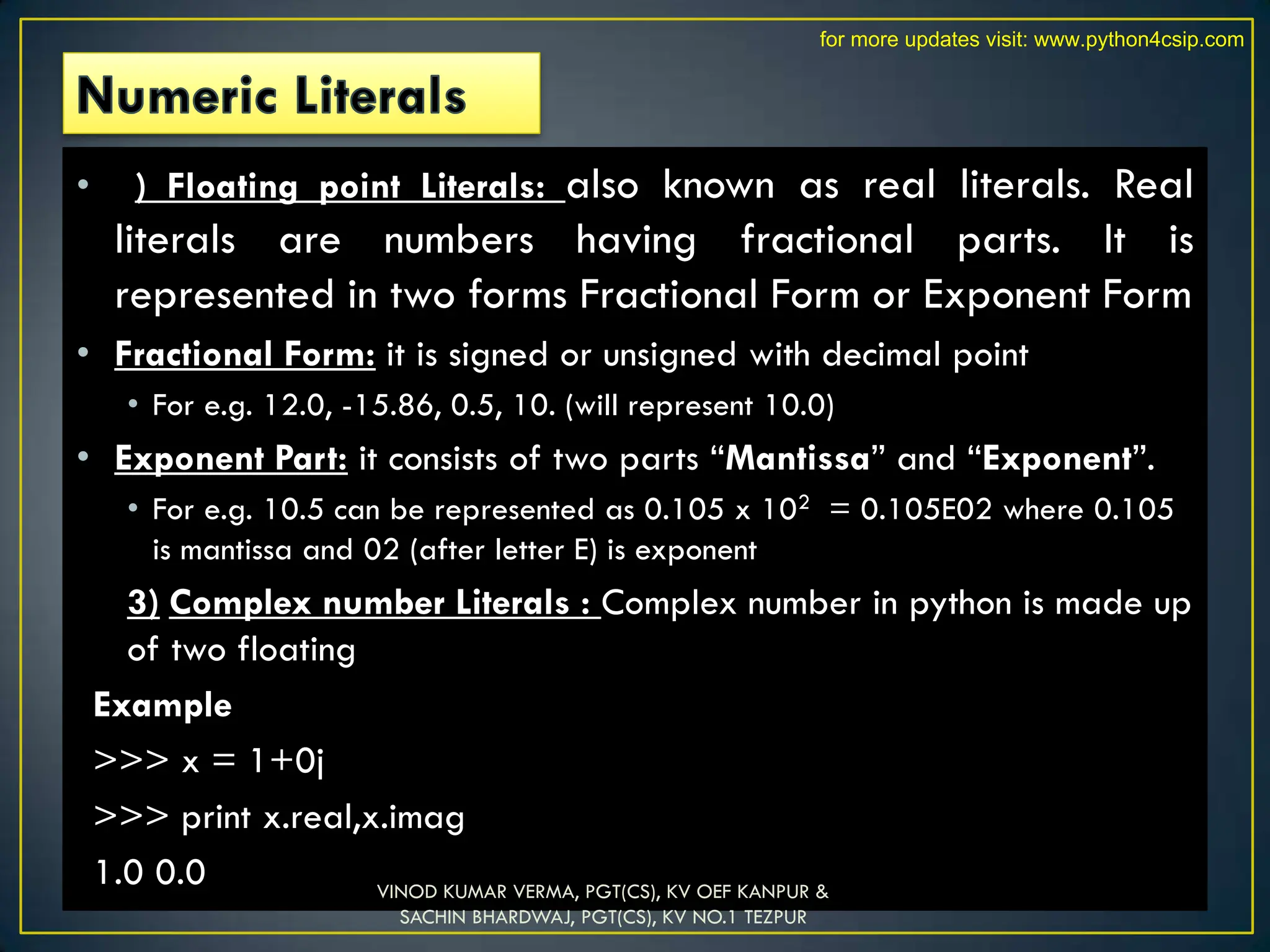 REVISION OF PYTHON CLASS 12 NOTES CMPUTER SCIENCE | PPT