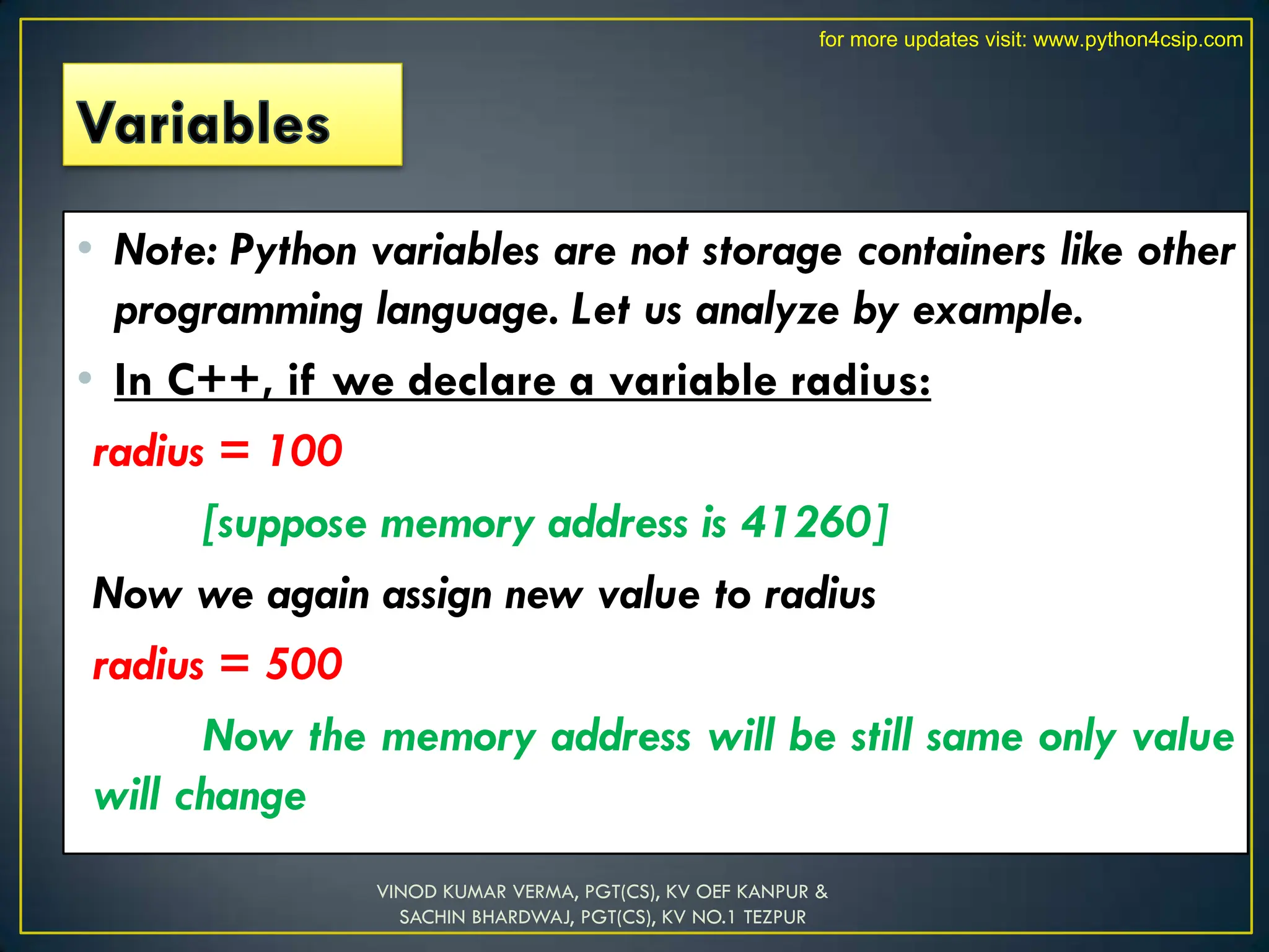 REVISION OF PYTHON CLASS 12 NOTES CMPUTER SCIENCE | PPT