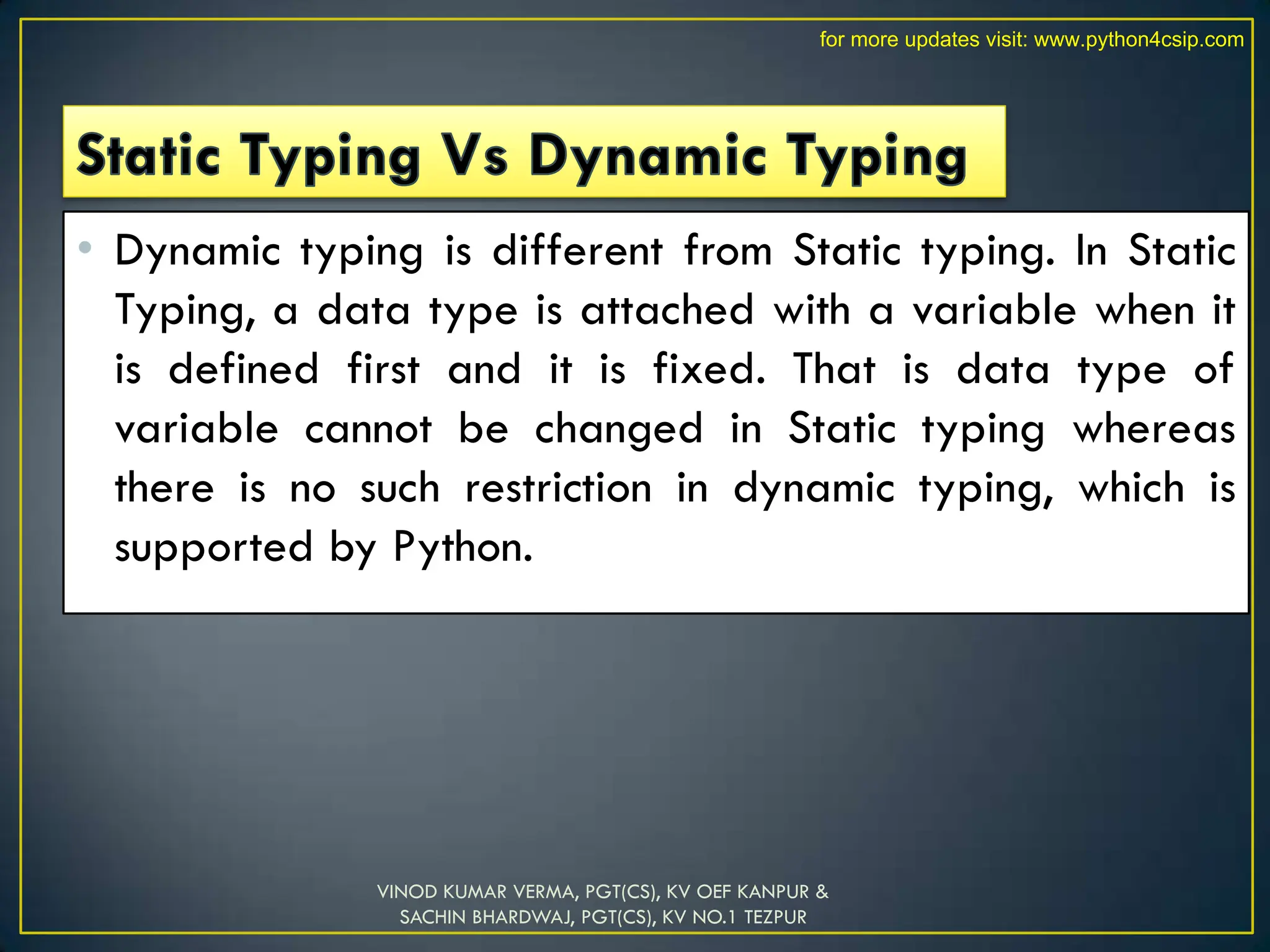 REVISION OF PYTHON CLASS 12 NOTES CMPUTER SCIENCE | PPT