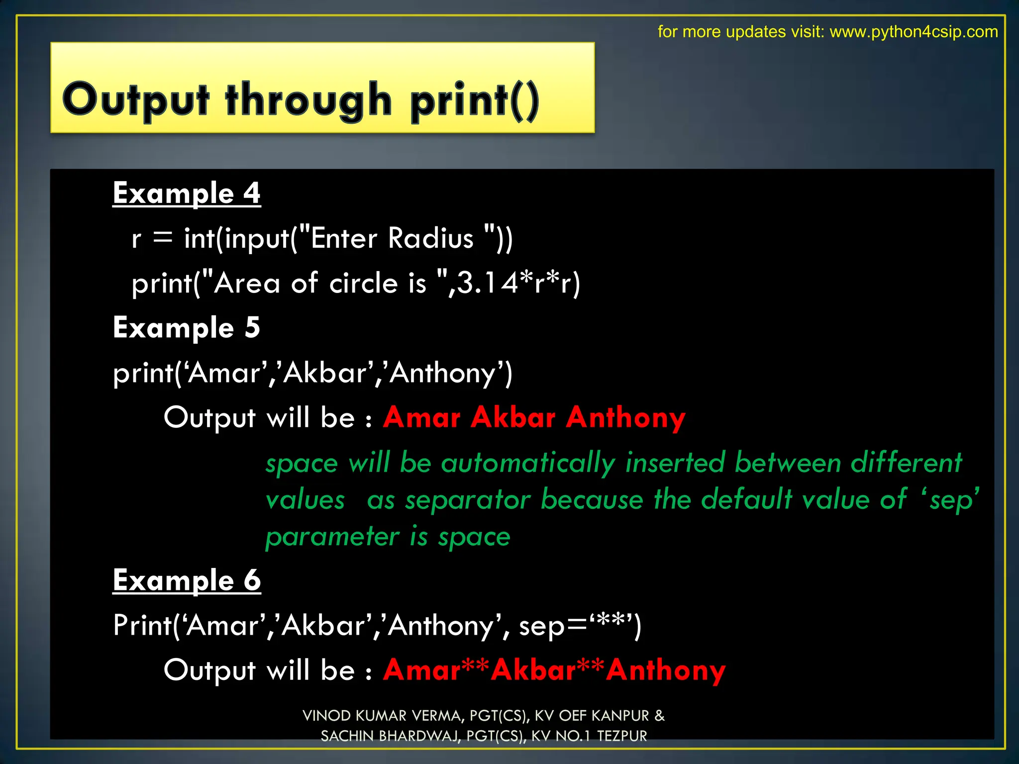 REVISION OF PYTHON CLASS 12 NOTES CMPUTER SCIENCE | PPT
