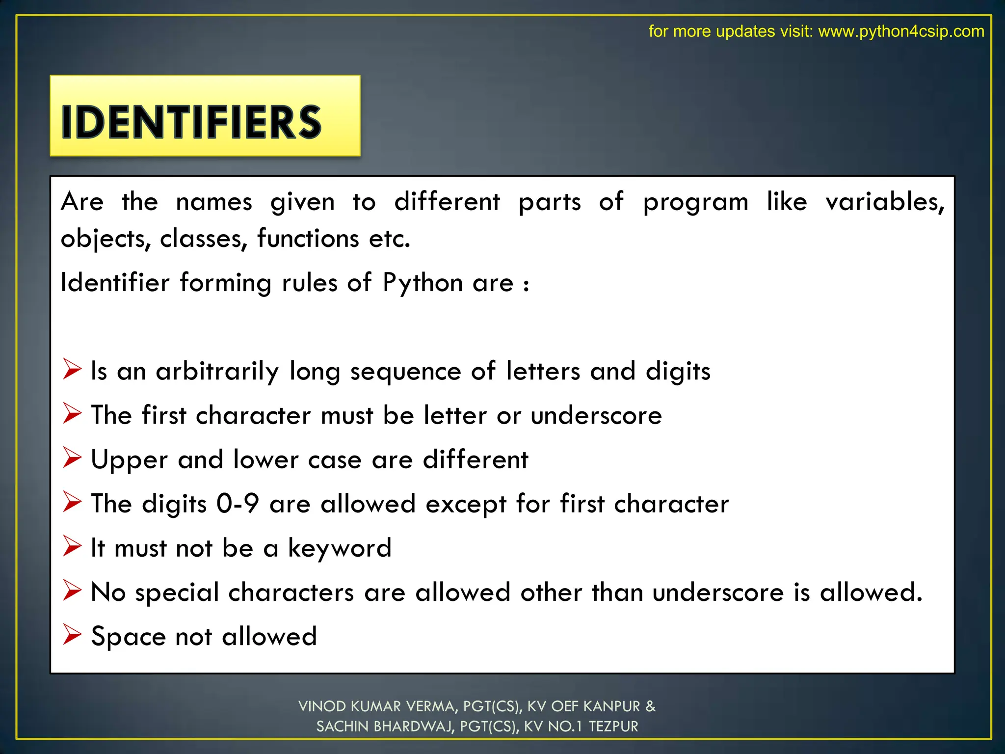 REVISION OF PYTHON CLASS 12 NOTES CMPUTER SCIENCE | PPT