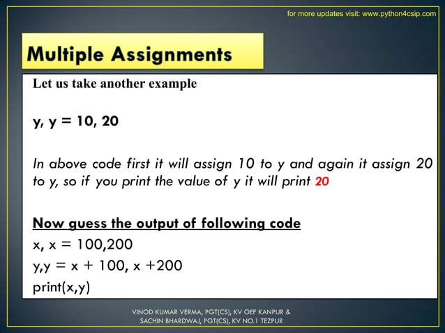 REVISION OF PYTHON CLASS 12 NOTES CMPUTER SCIENCE | PPT