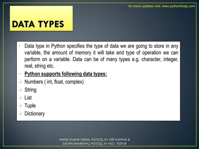 REVISION OF PYTHON CLASS 12 NOTES CMPUTER SCIENCE | PPT