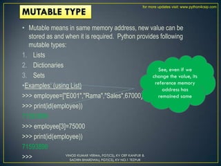 REVISION OF PYTHON CLASS 12 NOTES CMPUTER SCIENCE | PDF