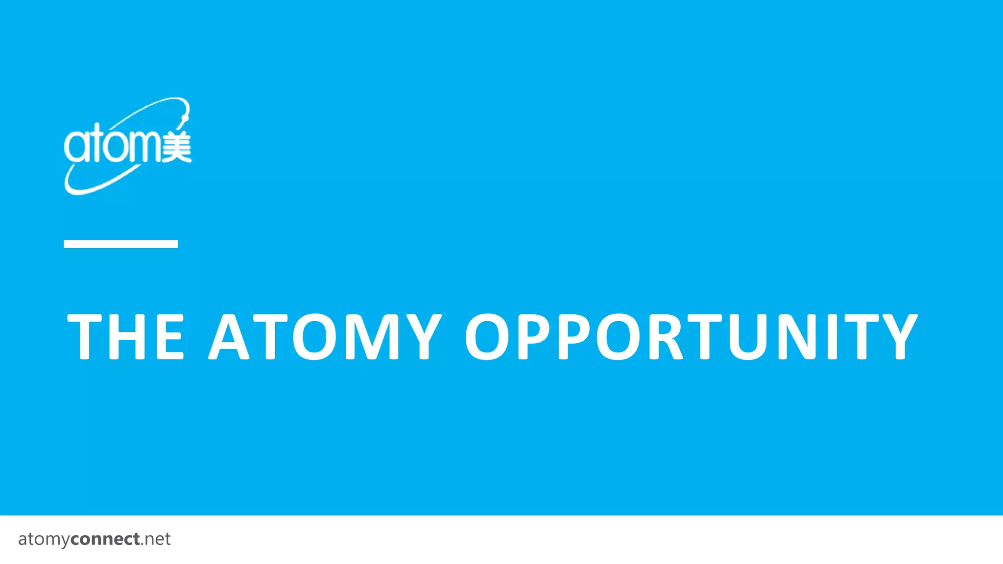 Atomy Presentation English | PPTX