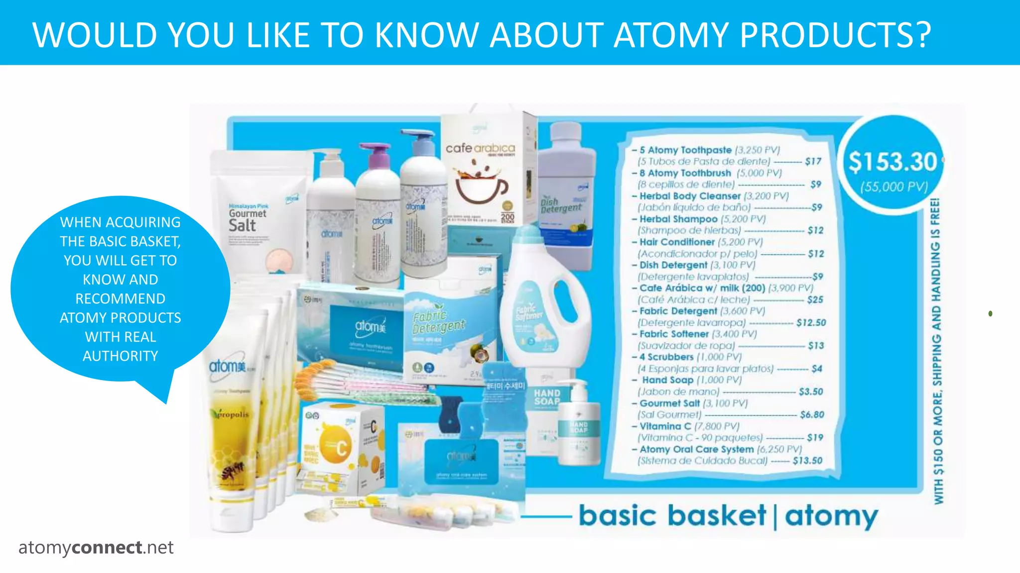 Atomy Presentation English | PPTX