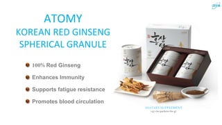 001 - Atomy Products Presentation | PPTX