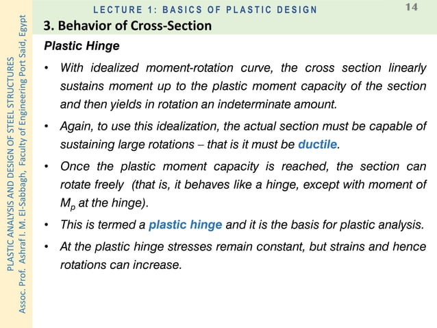 Part (1) basics of plastic analysis | PDF | Physics | Science