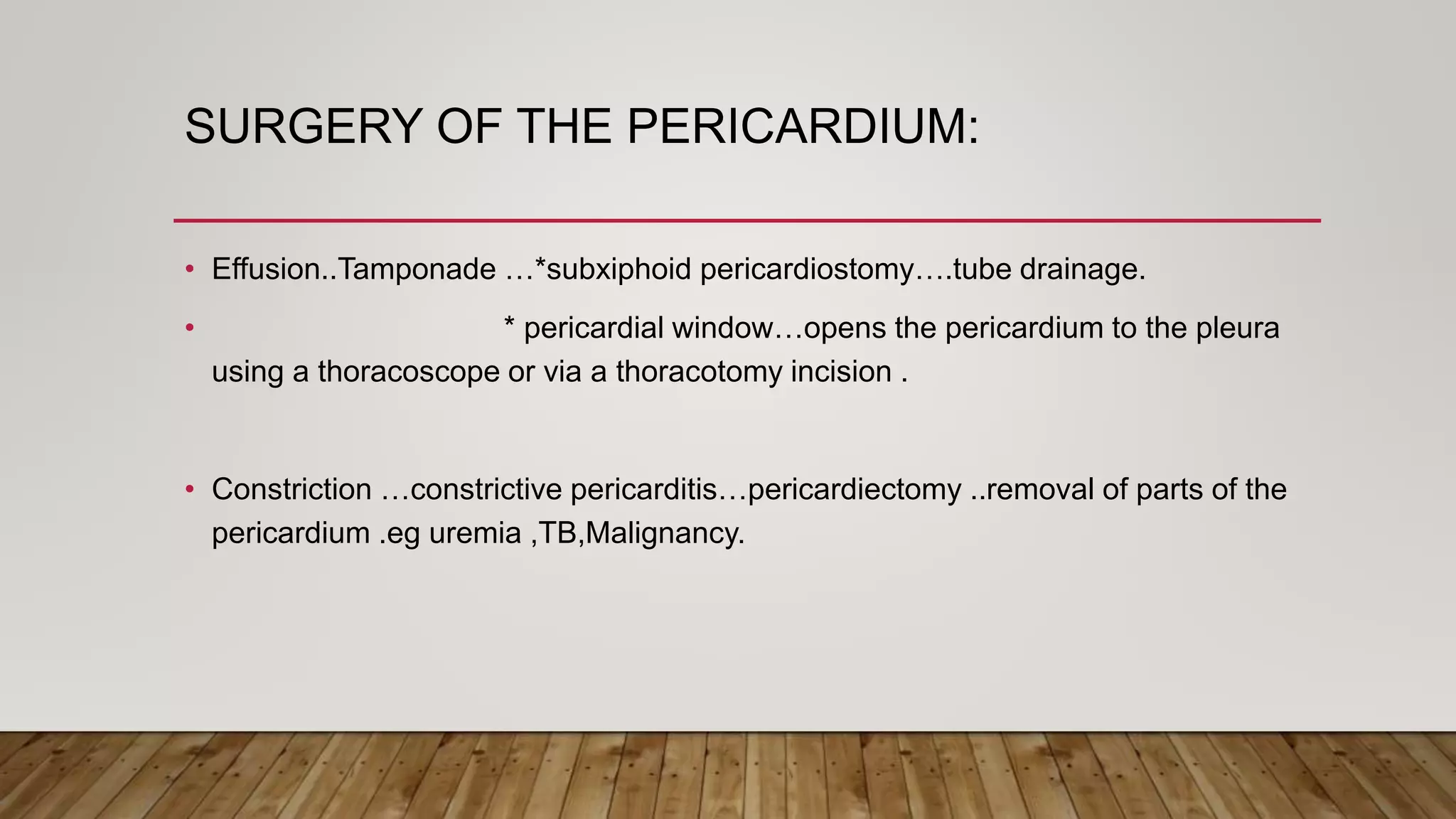 Cardiac Surgical Procedure | PPTX