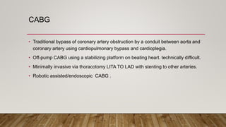 Cardiac Surgical Procedure | PPTX