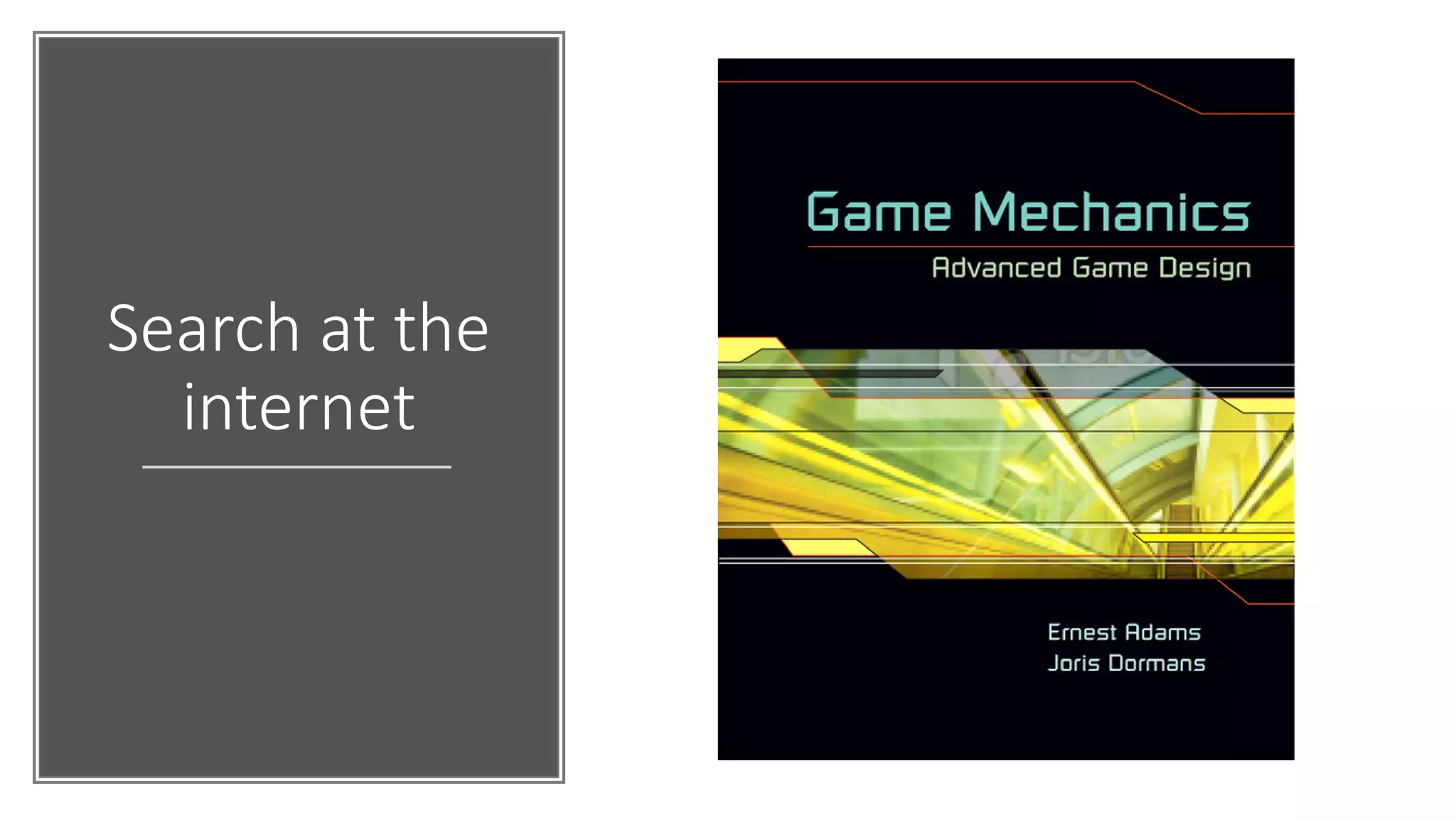 01 - Introduction to Game Mechanics | PDF