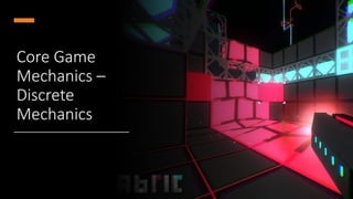 01 - Introduction to Game Mechanics | PDF