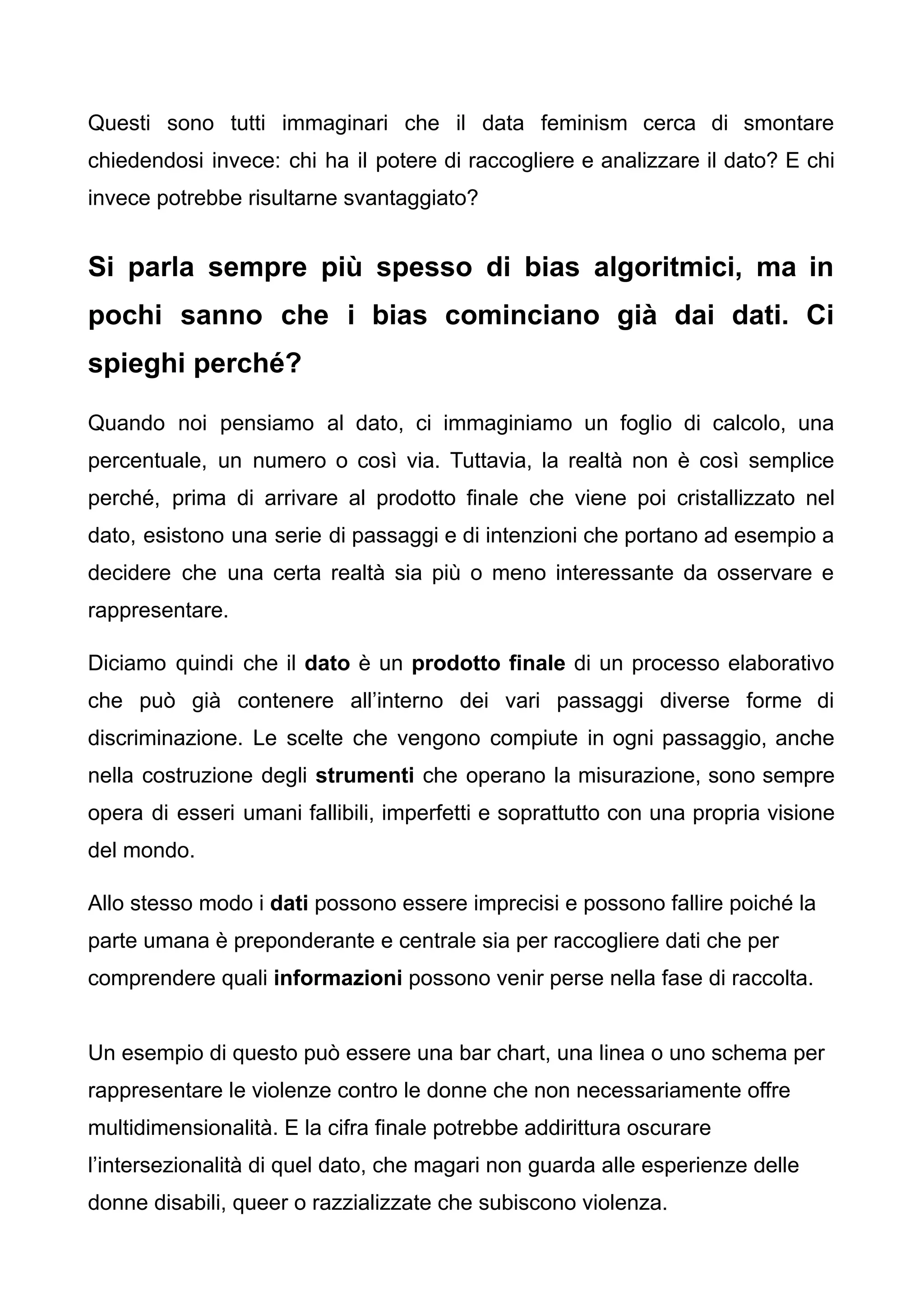 Intervista a Donata Columbro: “Dentro la discriminazione degli ...