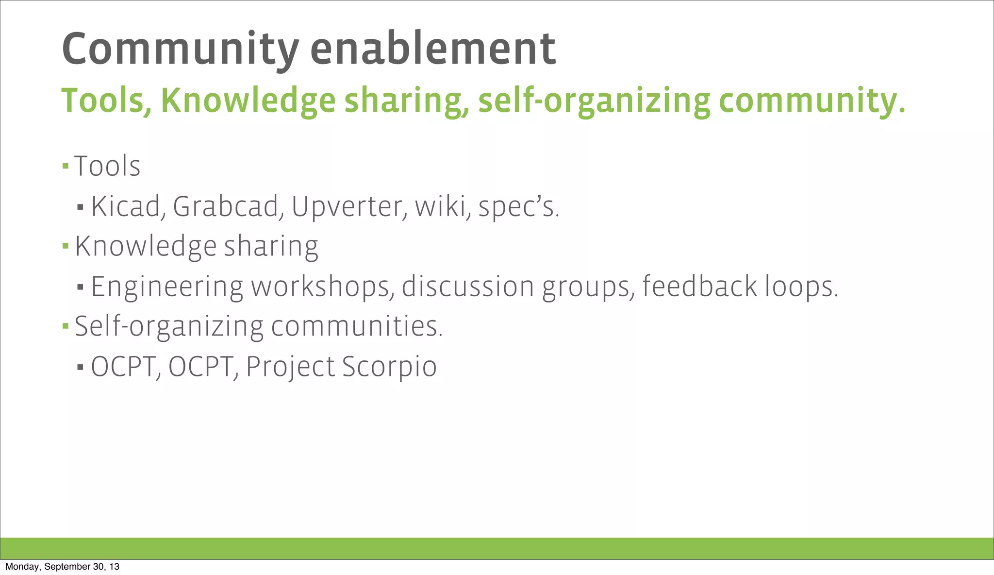 John Kenevey, Open Compute "Open Compute Project: history, value ...