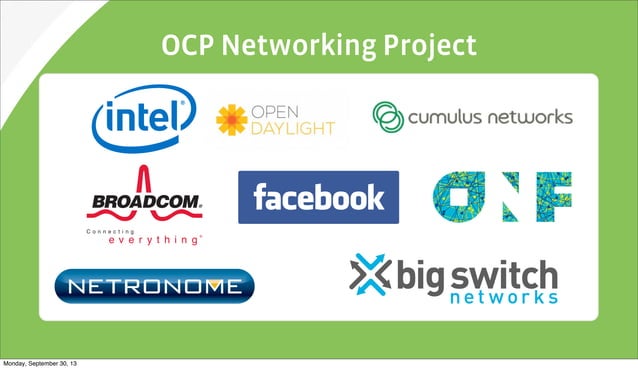 John Kenevey, Open Compute "Open Compute Project: history, value proposition and future ...