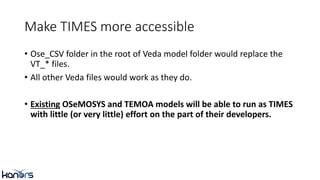 Updates on Veda provided by Amit Kanudia from KanORS-EMR | PPT