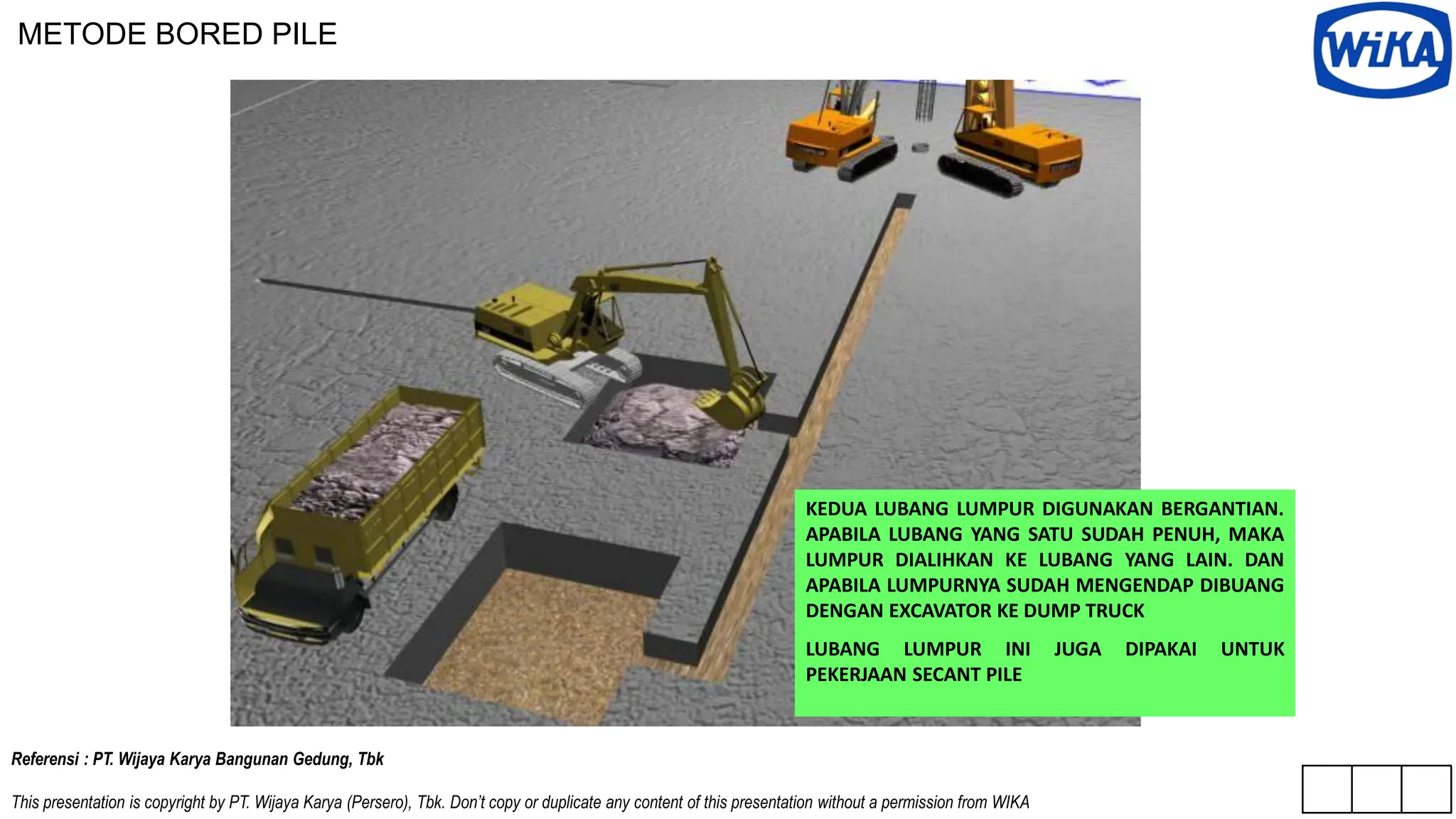 metode kerja bore pile diameter 60 cm kedalaman 12 | PDF