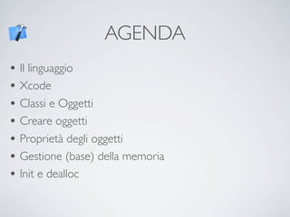 [Objective-C] - Introduzione | KEY | Programming Languages | Computing