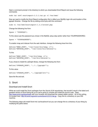 snortinstallguide | PDF