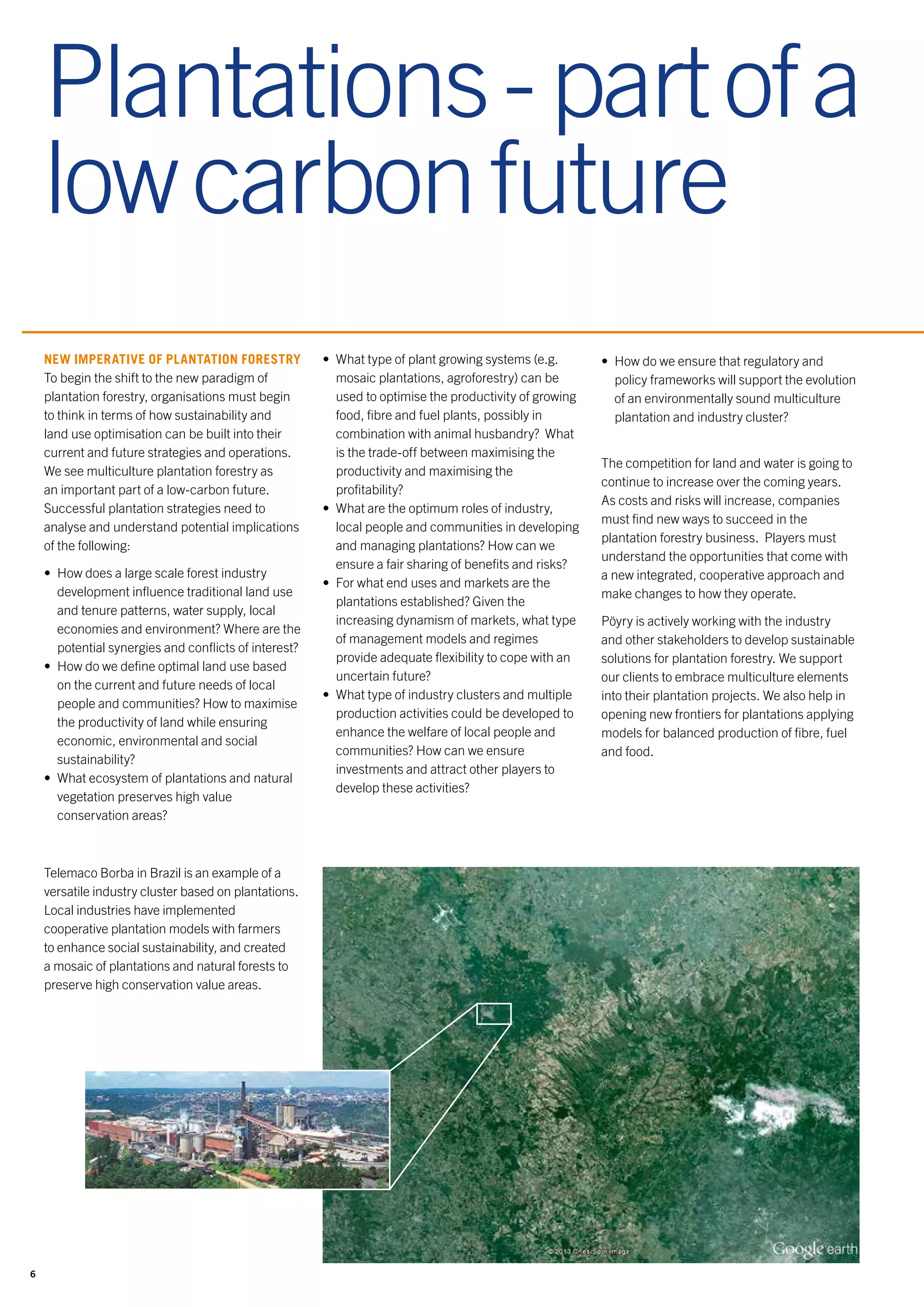 Poyry - How must plantation forestry change to survive? - Point of View ...