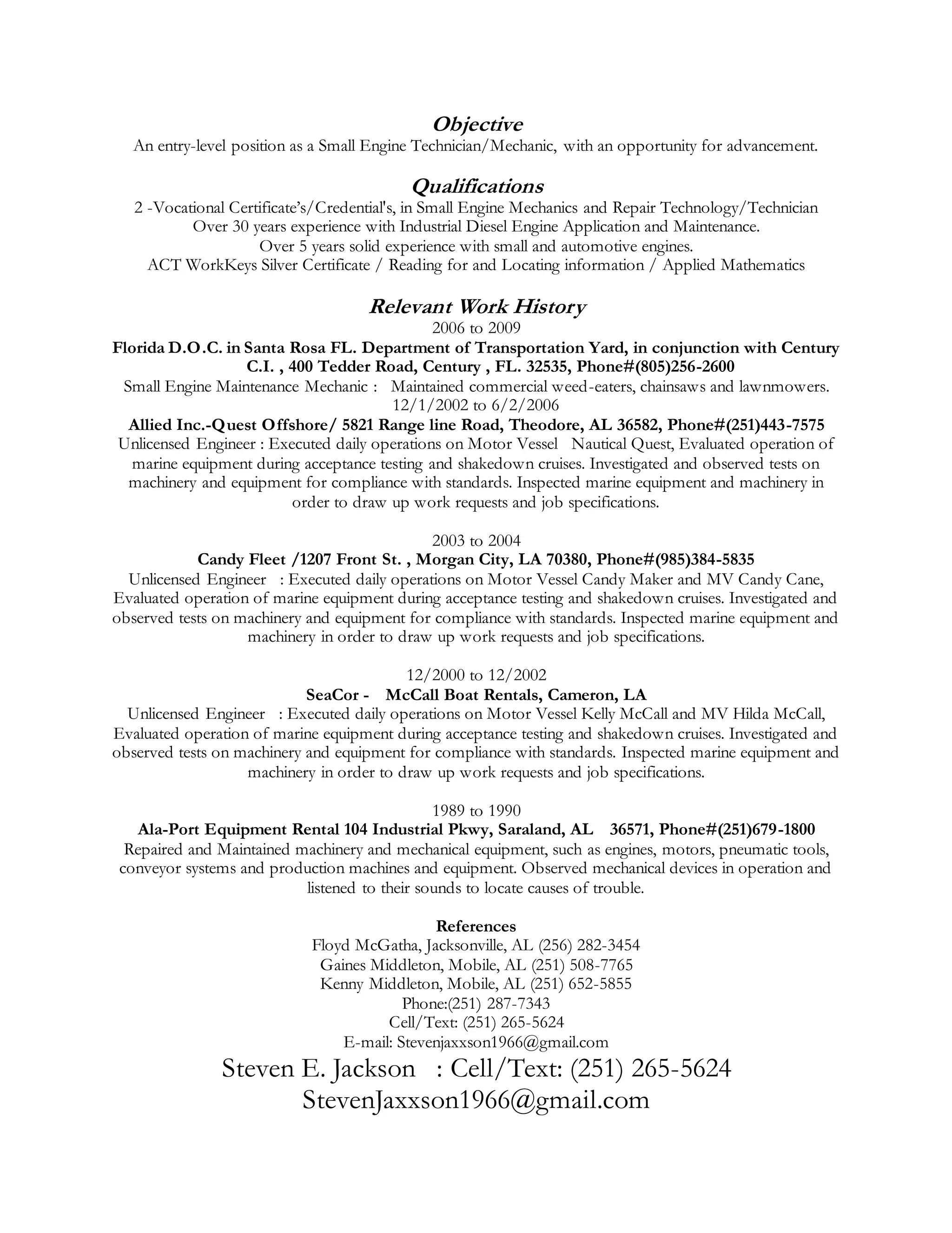 Jackson Resume | PDF