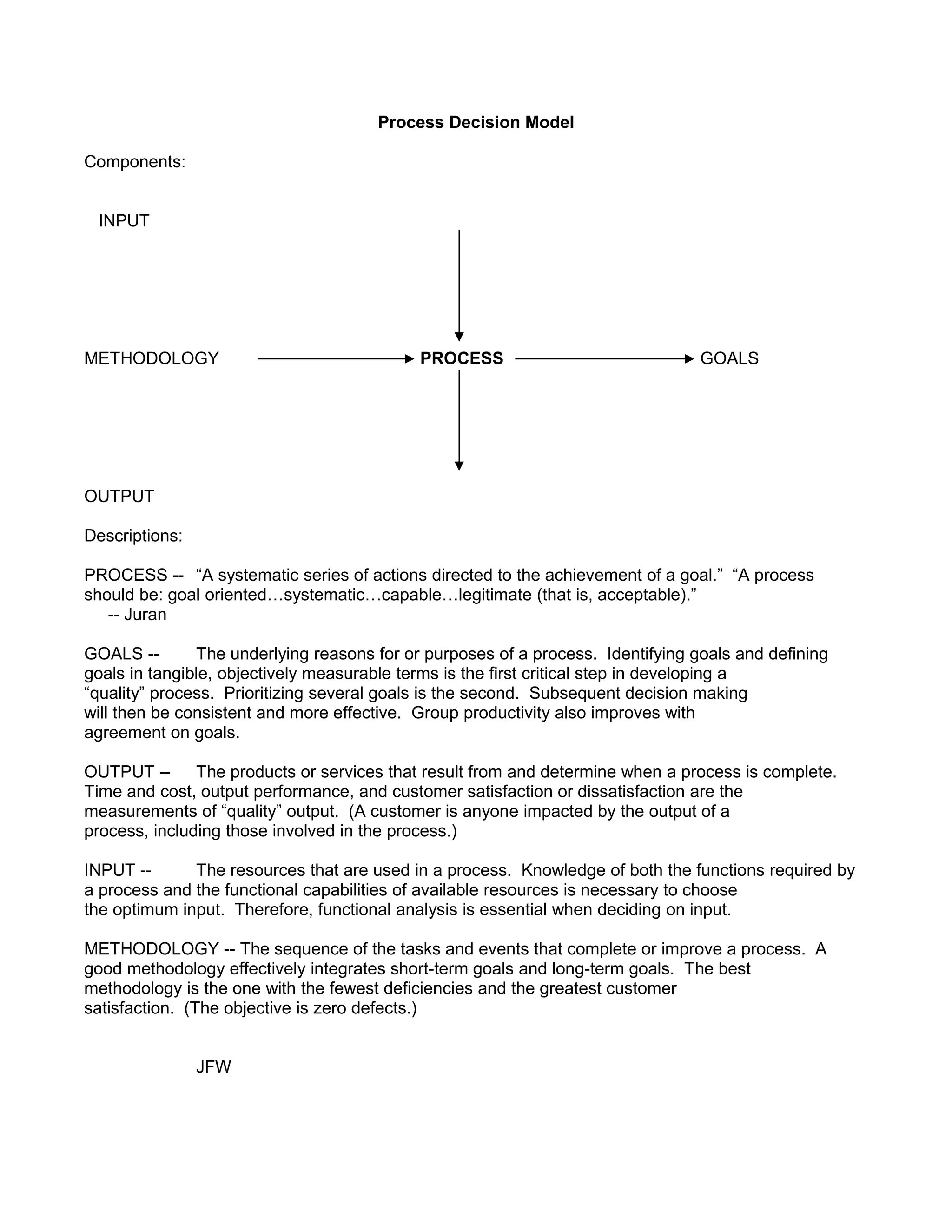 Process Decision Model | DOC