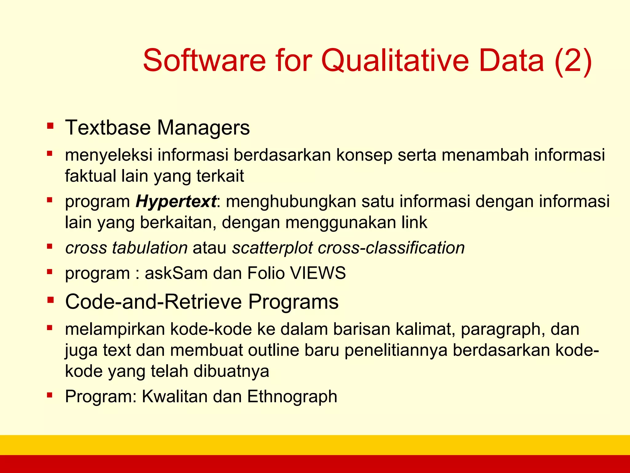 analisis data kualitatif | PPT