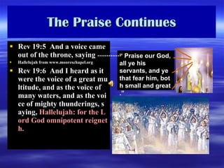 Revelation Ch. 19 And 20a | PPT