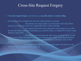 WEB APPLICATION SECURITY | PPT