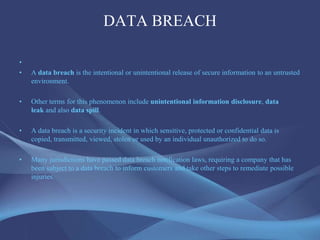 WEB APPLICATION SECURITY | PPT